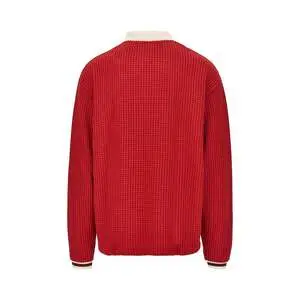 LES DEUX Knitted Polo Hirt With Logo Embroidery