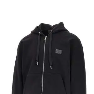 Dolce & Gabbana Cotton Sweatshirt With Log Plate