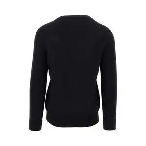 BALLANTYNE V-neck Cashmere Sweater - Black