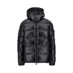 Moncler Maya' Hooded Down Jacket - Black