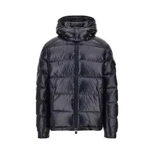 Moncler Maya Hooded Down Jacket - Blue