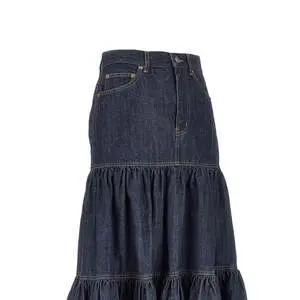 Saint Laurent Country' Denim Skirt
