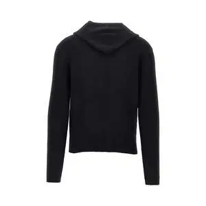 Rick Owens Knitted Hooded Sweater An