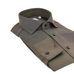XACUS Tailor Fit 'active' Shirt - Brown