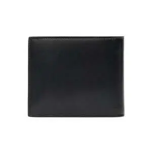Saint Laurent Leather Bi-fold Wallet With Monogram