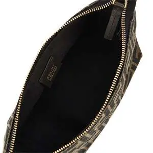 Fendi Ff Jacquard Fabric Small 'vanity' Bag