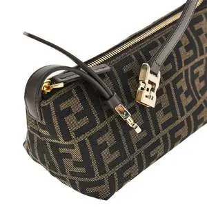 Fendi Ff Jacquard Fabric Small 'vanity' Bag