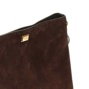 Dolce & Gabbana Vittoria Suede Leather Bag - Brown