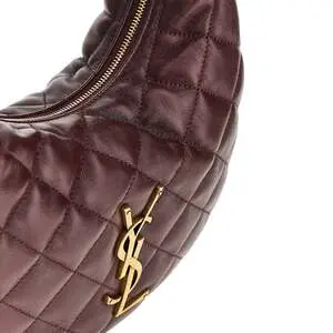 Saint Laurent Icare Quilted Leather Bag - Red