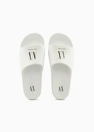 Armani Exchange Logo Slippers