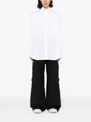 Vetements Logo-tag Cotton Shirt
