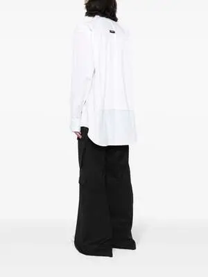 Vetements Logo-tag Cotton Shirt
