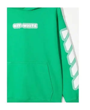Off-White Glow In The Dark Logo-print Hoodie