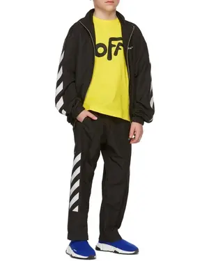 Off-White Logo Print Rain Jacket
