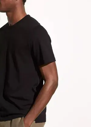 Vince T-shirt With Round Neck And Short Sleeves