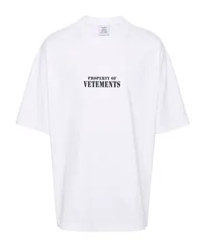 Vetements Logo-print Cotton T-shirt