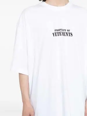 Vetements Logo-print Cotton T-shirt