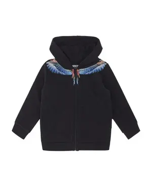 MARCELO BURLON COUNTY OF MILAN Wings-print Zip-up Hoodie