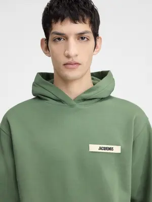 Jacquemus Typo Drawstring Hoodie