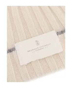 Brunello Cucinelli Ribbed Knit Beanie
