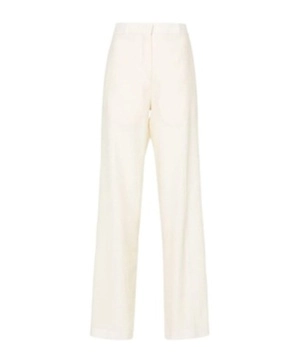 Fabiana Filippi Pressed-crease Wide Leg Trousers - White