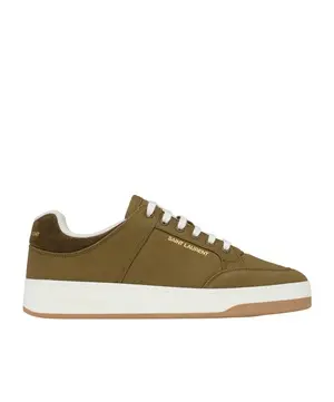 Saint Laurent Sl/61 Lace-up Sneakers - Green