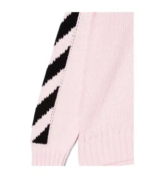 Off-White Sleeve-stripe Knitted Sweater