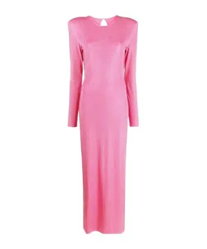 ROTATE BY BIRGER CHRISTENSEN Crystal Embellished Backless Dress