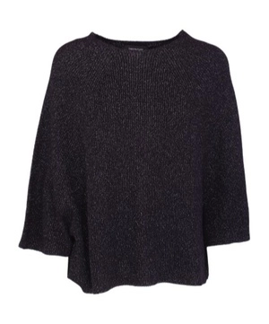 Fabiana Filippi Knit Sweater With 3/4 Bat Sleeves