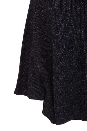 Fabiana Filippi Knit Sweater With 3/4 Bat Sleeves