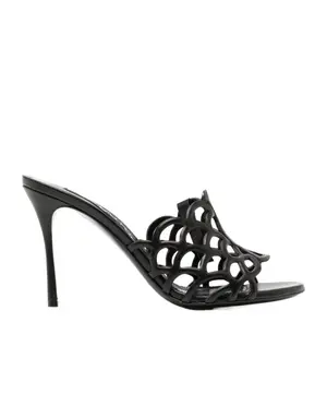 SERGIO ROSSI Open-toed Heels - Black