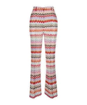 Missoni Zigzag Straight-leg Tailored Trousers - Multicolor