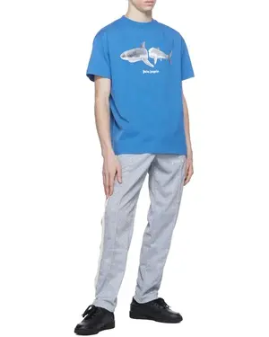 Palm Angels Metallic Logo-embroidered Track Pants