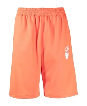 Off-White Logo Knee-length Shorts