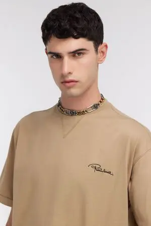 Roberto Cavalli Logo-patch T-shirt