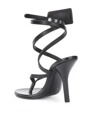 Off-White Zip-tie Tag Strappy Sandals