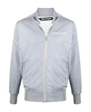 Palm Angels Zip-up Track Jacket - White