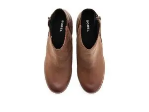 Sorel Joan Rhapsody Zip Wedge Ankle Boots - Brown