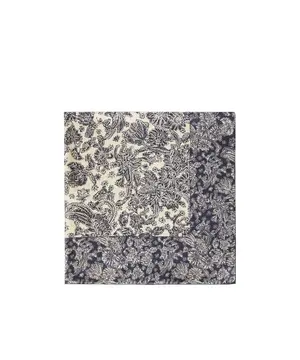 Loro Piana Habutai Carré Silk Scarf - Gray