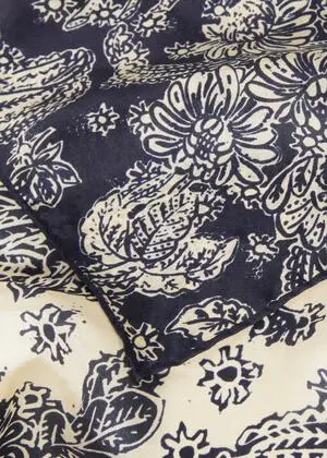 Loro Piana Habutai Carré Silk Scarf