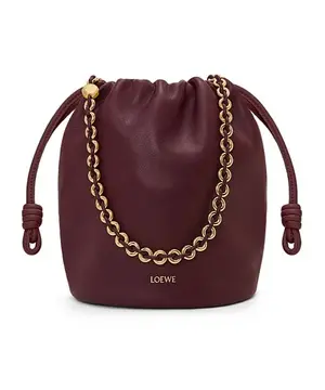Loewe Flamenco Purse Bucket Bag - Red