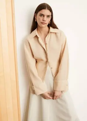 Vince Tie-fastened Open Back Shirt