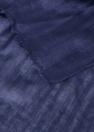 Loro Piana Three-dimensional Jacquard Badge Shawl