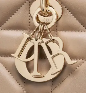 Dior Large Lady D-sire Bag - Nude