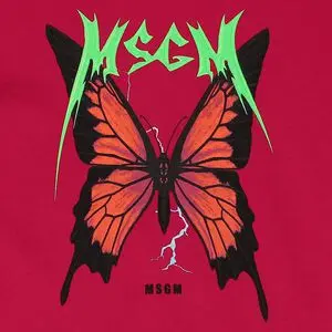 MSGM Logo-print Cotton T-shirt