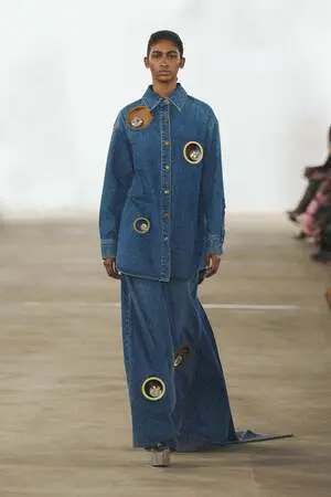 AREA Wide-leg Jeans