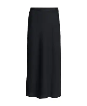 Calvin Klein Crepe Midi Skirt - Black