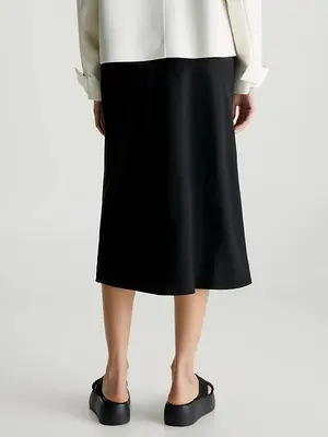 Calvin Klein Crepe Midi Skirt