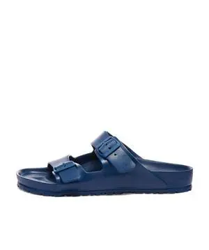 BIRKENSTOCK Arizona Double-buckle Slippers - Blue