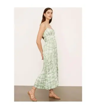 Vince Tie-dyed Suspender Dress